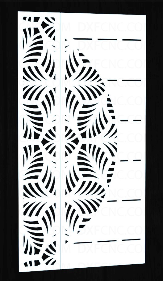 Designing Door Tree Leaves Free DXF File for CNC Machines