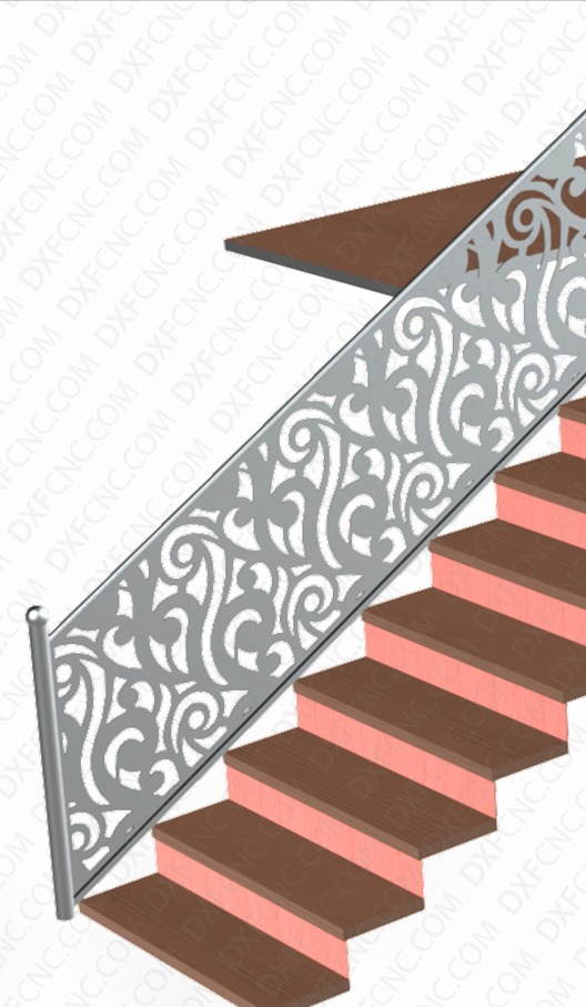 CNC Cutting Railing Design High Quality | DXF Free Download