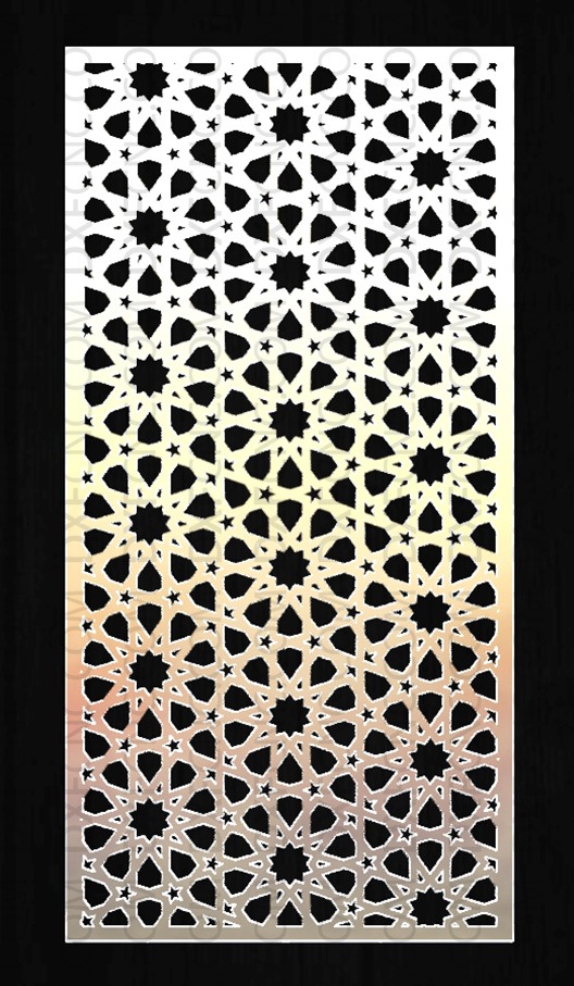 Islamic Geometric Design: Laser Cut Panel Free dxf Download