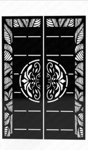 Modern Islamic Gate Design Main Door - DXF File Free Download