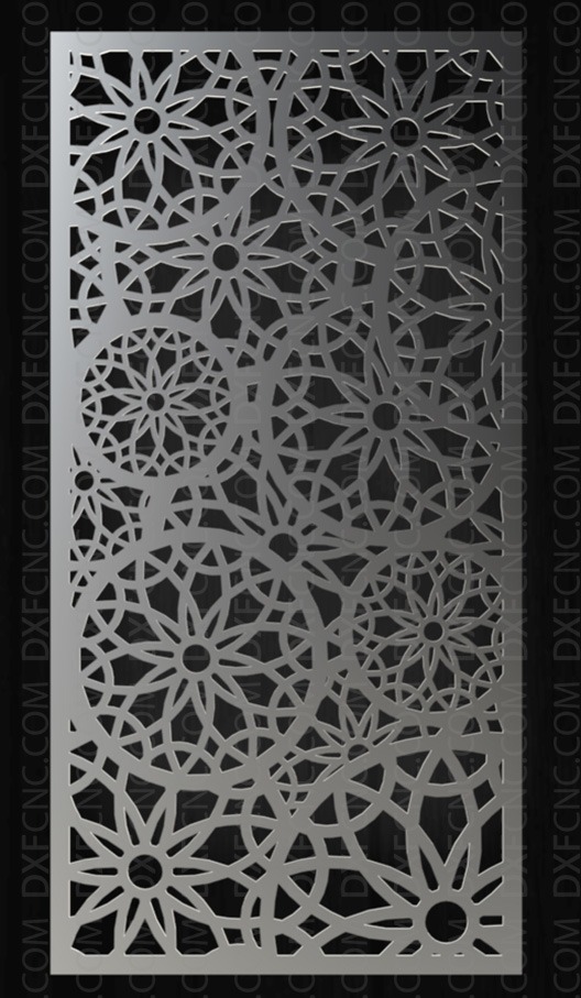 Islamic Geometric Pattern Paneling Design Exterior - Free Dxf File