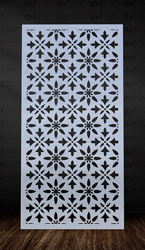 Metal Screen door Design ready to cut Free Dxf File for Wall screen