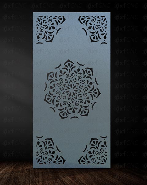 Front Door Modern Safety Door Design - Free Dxf file CNC Laser