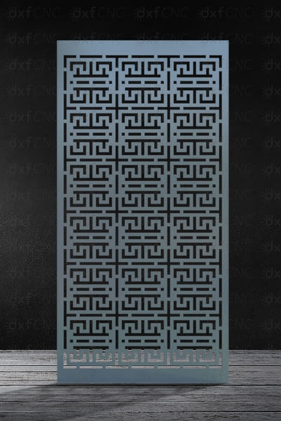 CNC Laser Decorative Door Pattern Design Dxf file Free Download