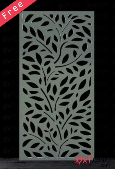 Decoration leaf pattern sheet metal leaves - Free Vector Laser cut