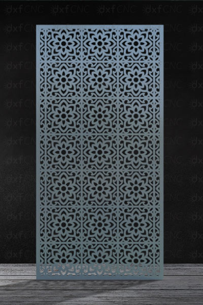 Laser Cut outdoor Metal Screen Vector Design - Free Dxf files