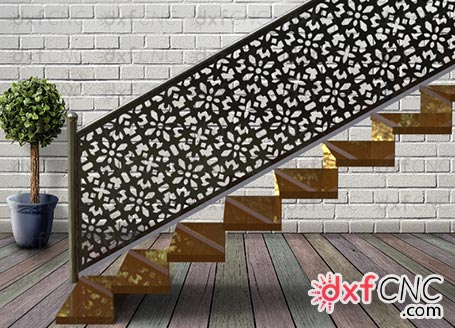 CNC Cutting Railing Design - CNC Laser Template Free Download