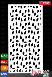 Free cnc tree design Leaf pattern – Download Free SVG & Dxf File