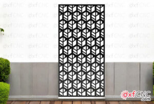 Geometric Wall metal Panel Pattern design cnc dxF Free Download